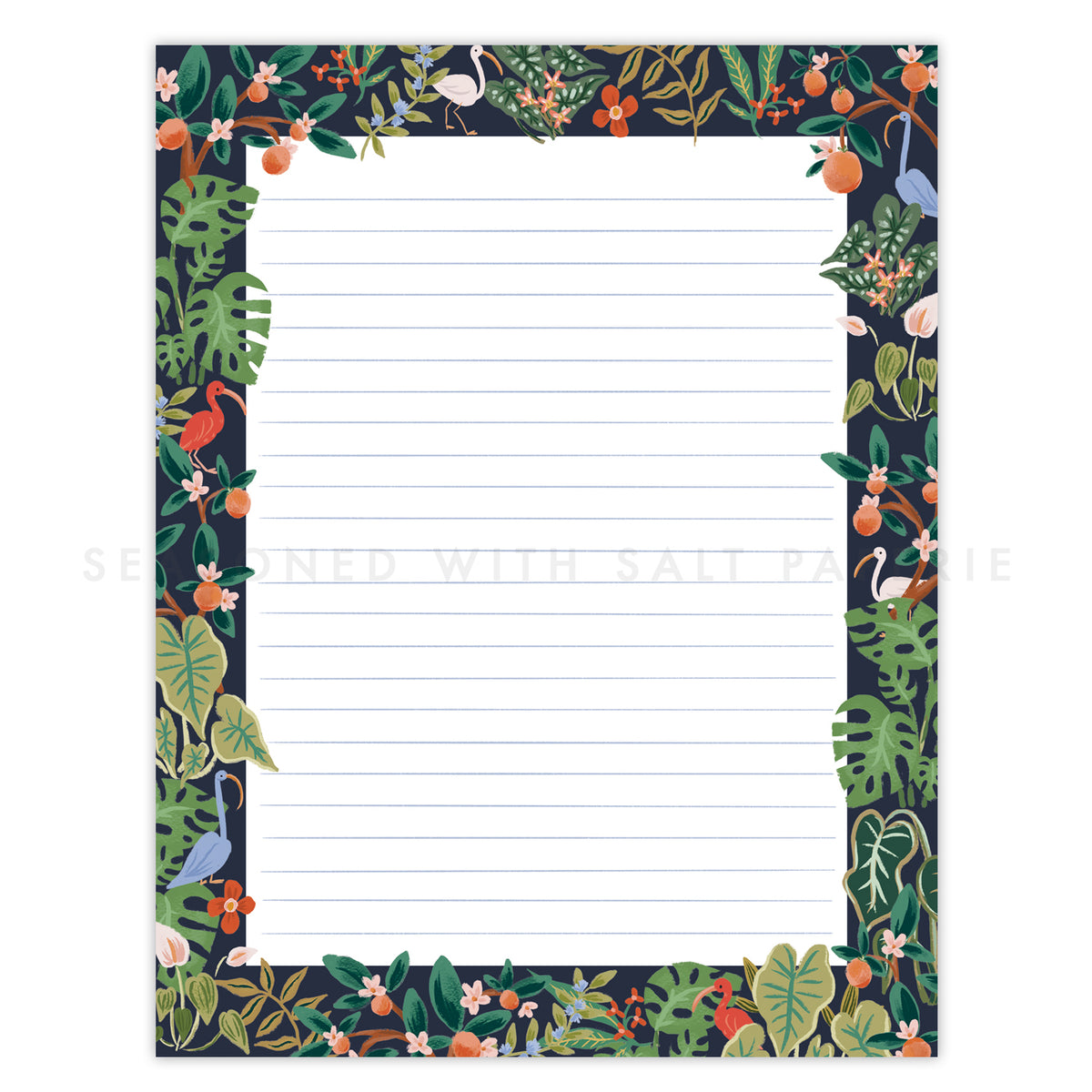 Florida Foliage Letter Writing Pad – Seasoned With Salt Paperie